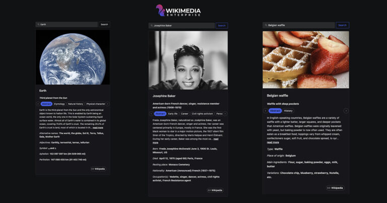 Build a Knowledge Panel with Structured Wikipedia API